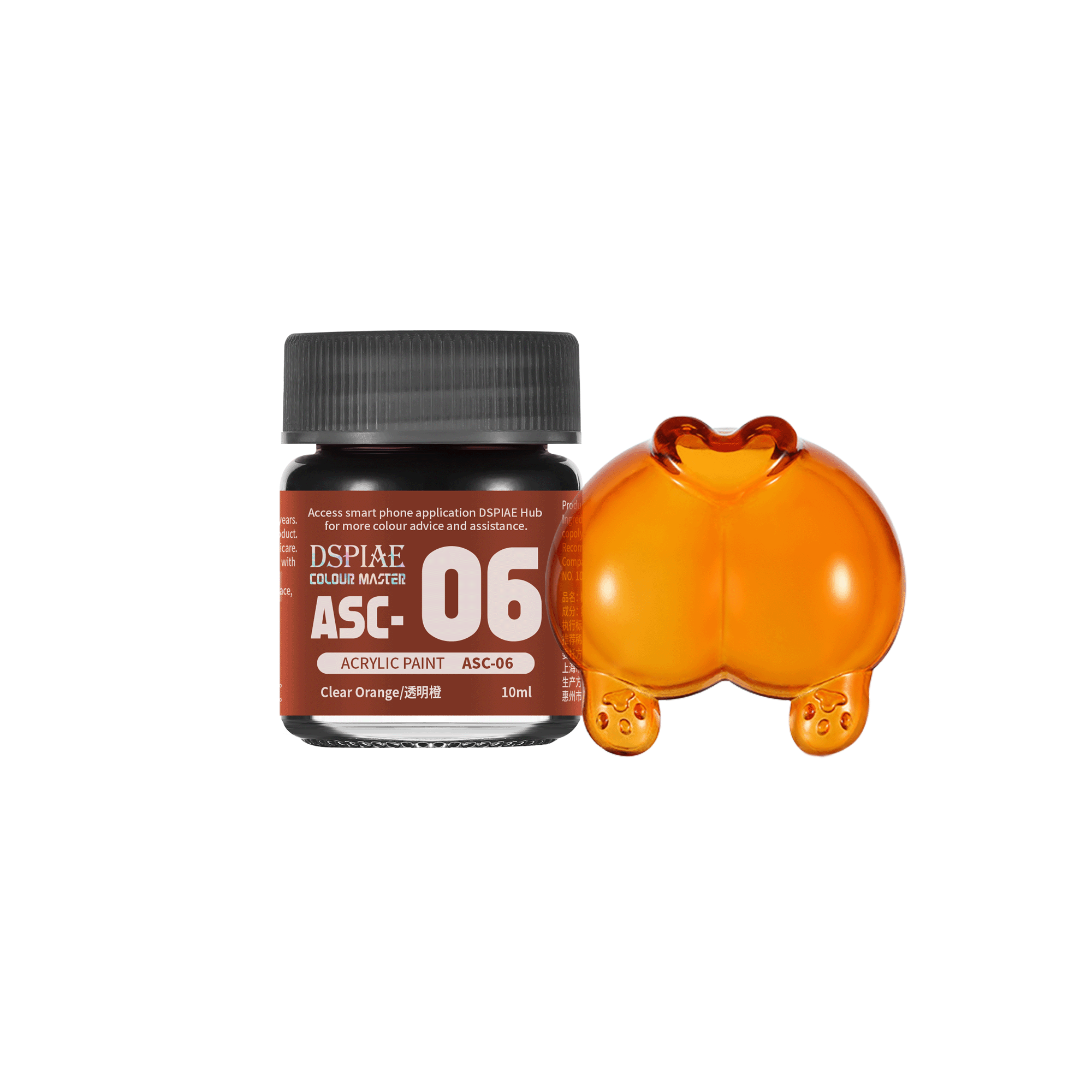 ASC-6 - Clear orange