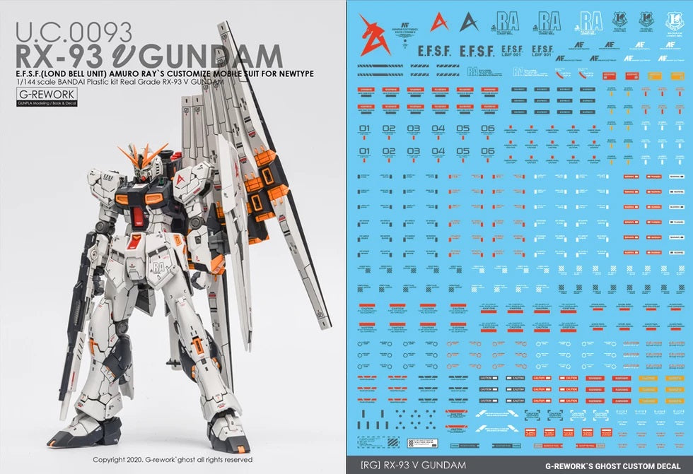 Gunprimer - G-Reworks - [RG] RX-93 Nu Gundam