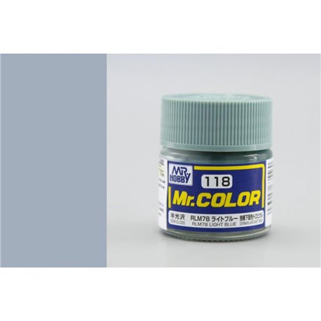 C118 - Semi Gloss RLM78 Light Blue 10ml