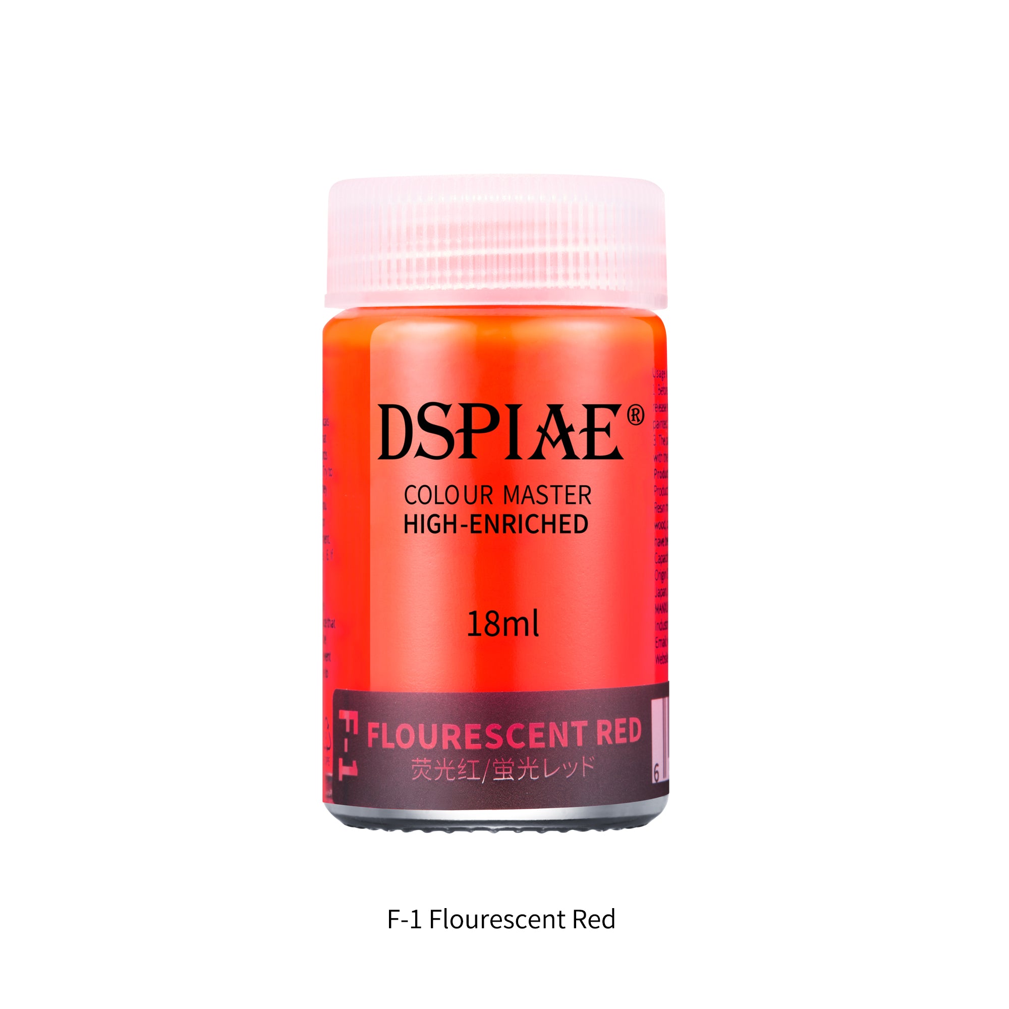 F-1 Flourescent Red 18ml